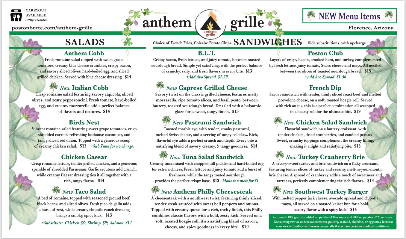 Anthem Grille - Poston Butte Golf Club